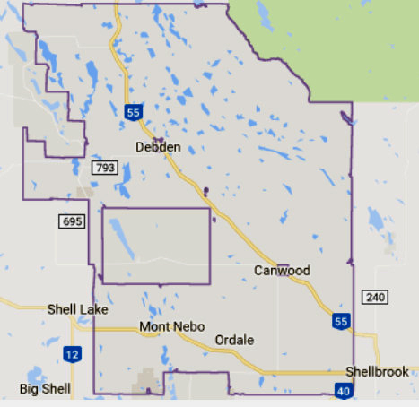 Location – R.M. of Canwood #494